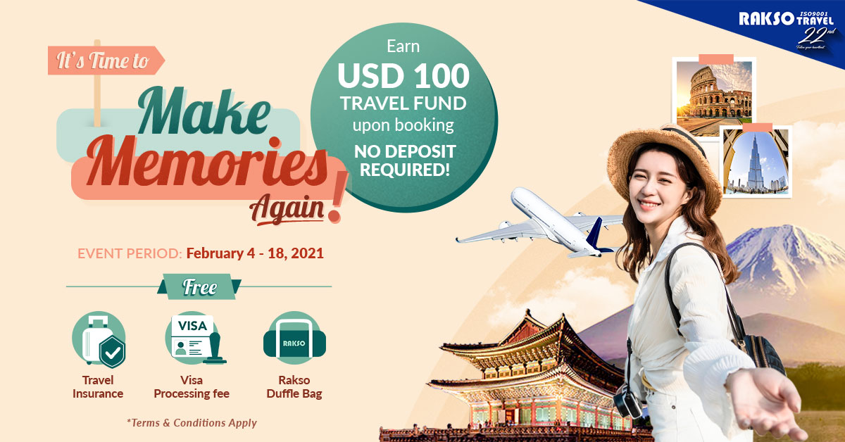 Rakso Travel - IT’S TIME TO MAKE MEMORIES AGAIN
