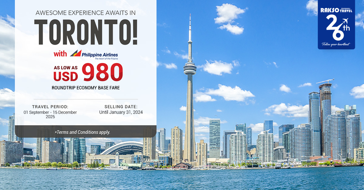 Rakso Travel - Awesome Experience awaits in Toronto with Philippine ...
