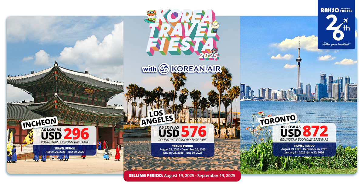 Rakso Travel - "The Korea Travel Fiesta 2025 with Korean Air"