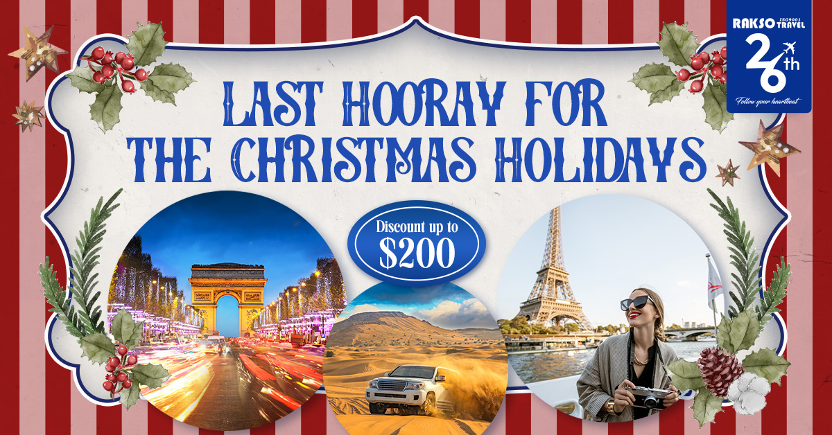 Rakso Travel - Last Hooray for the Christmas Holidays